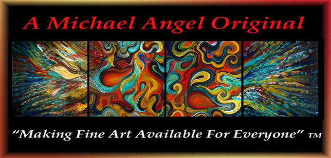 Michael Angel Original Art Online Gallery Abstract Paintings